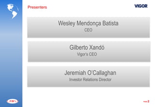 Market presentation vigor final | PDF