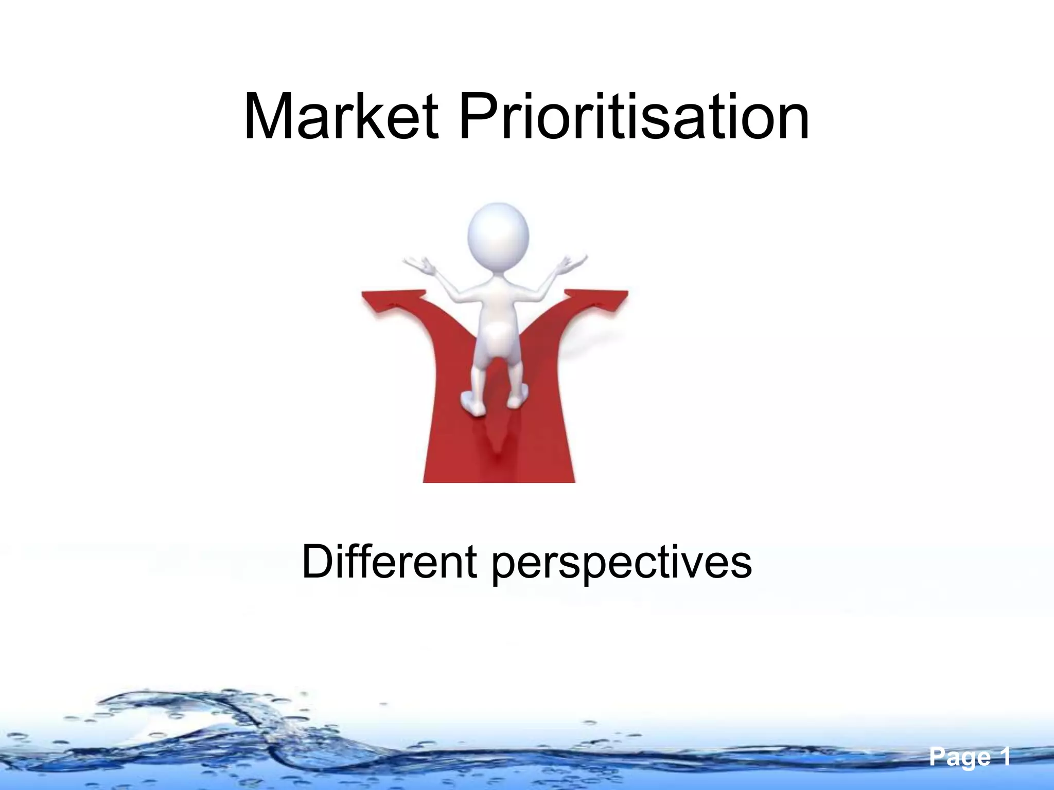 Market prioritisation | PPTX