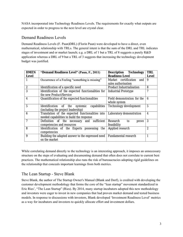 Market readiness levels | PDF