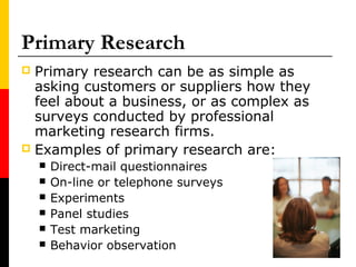 Market research | PPT