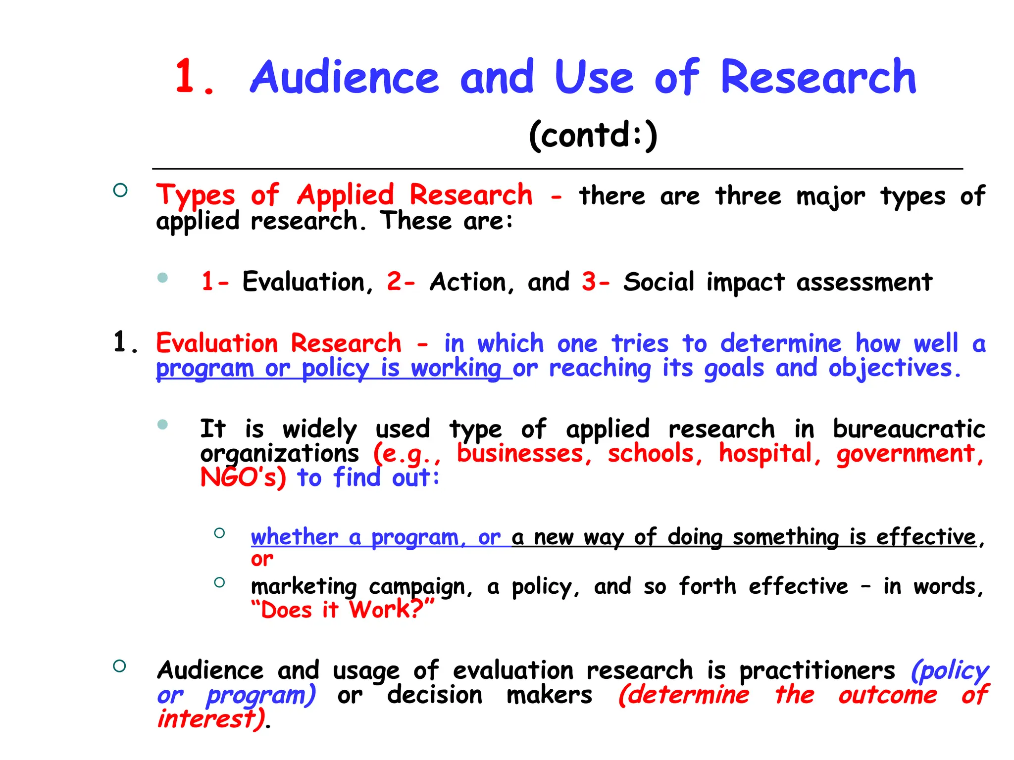 MARKET RESEARCH-chapter-2., Dimensions of Research; Theory and Research ...
