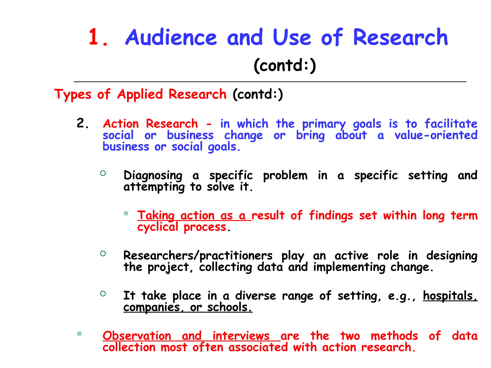 MARKET RESEARCH-chapter-2., Dimensions of Research; Theory and Research ...