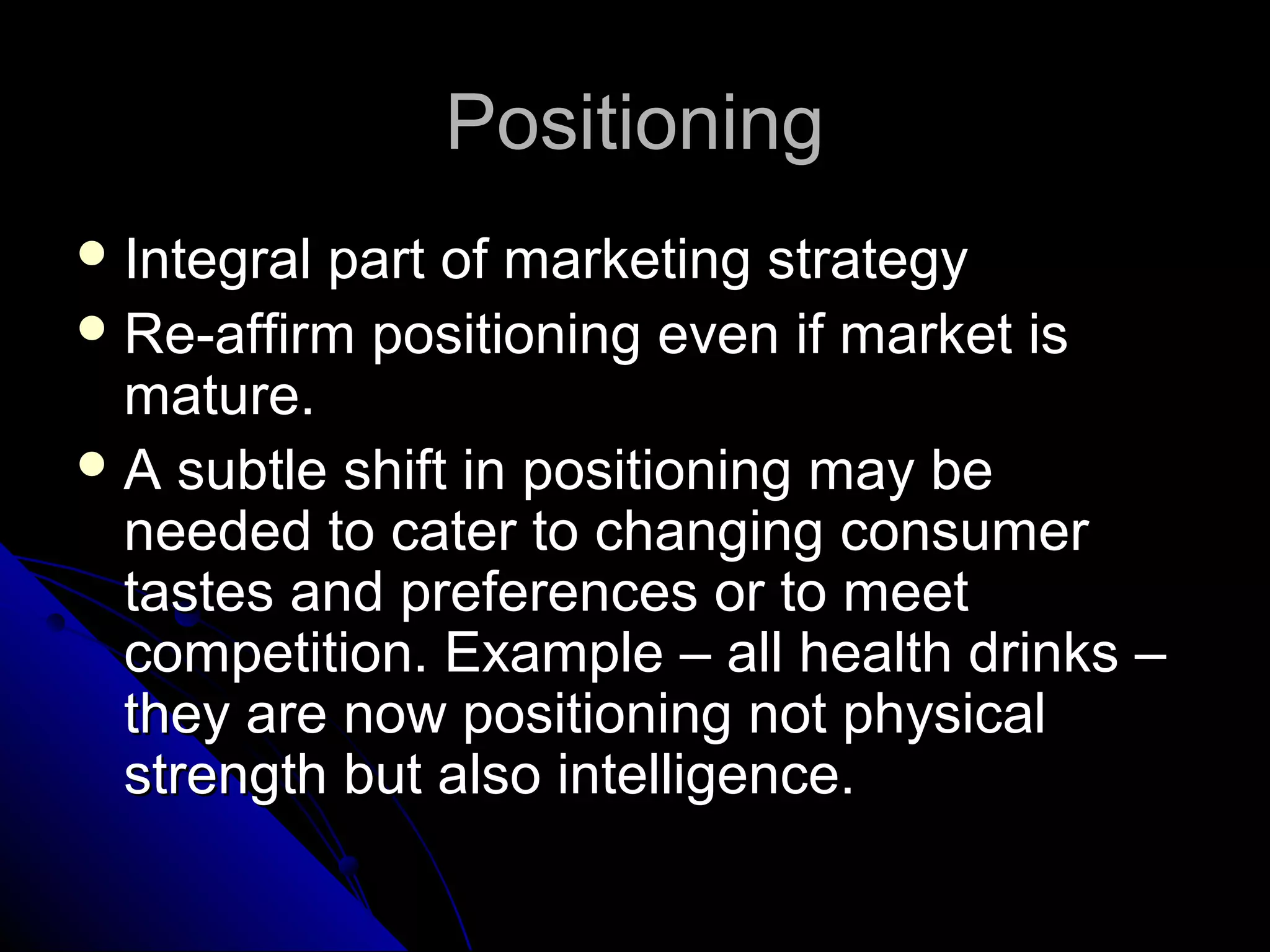 Market research positioning | PPT