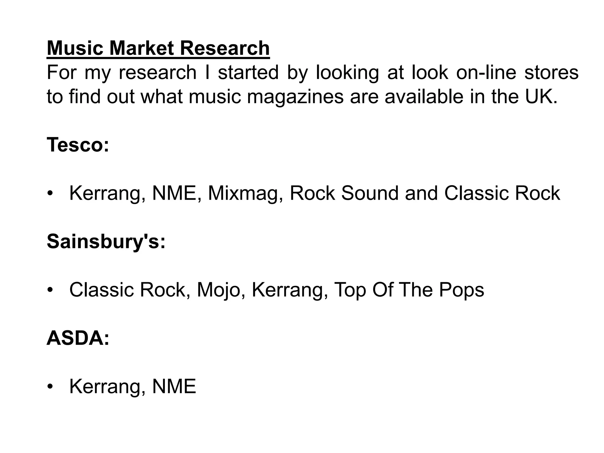 Magazine Market Research | PPTX