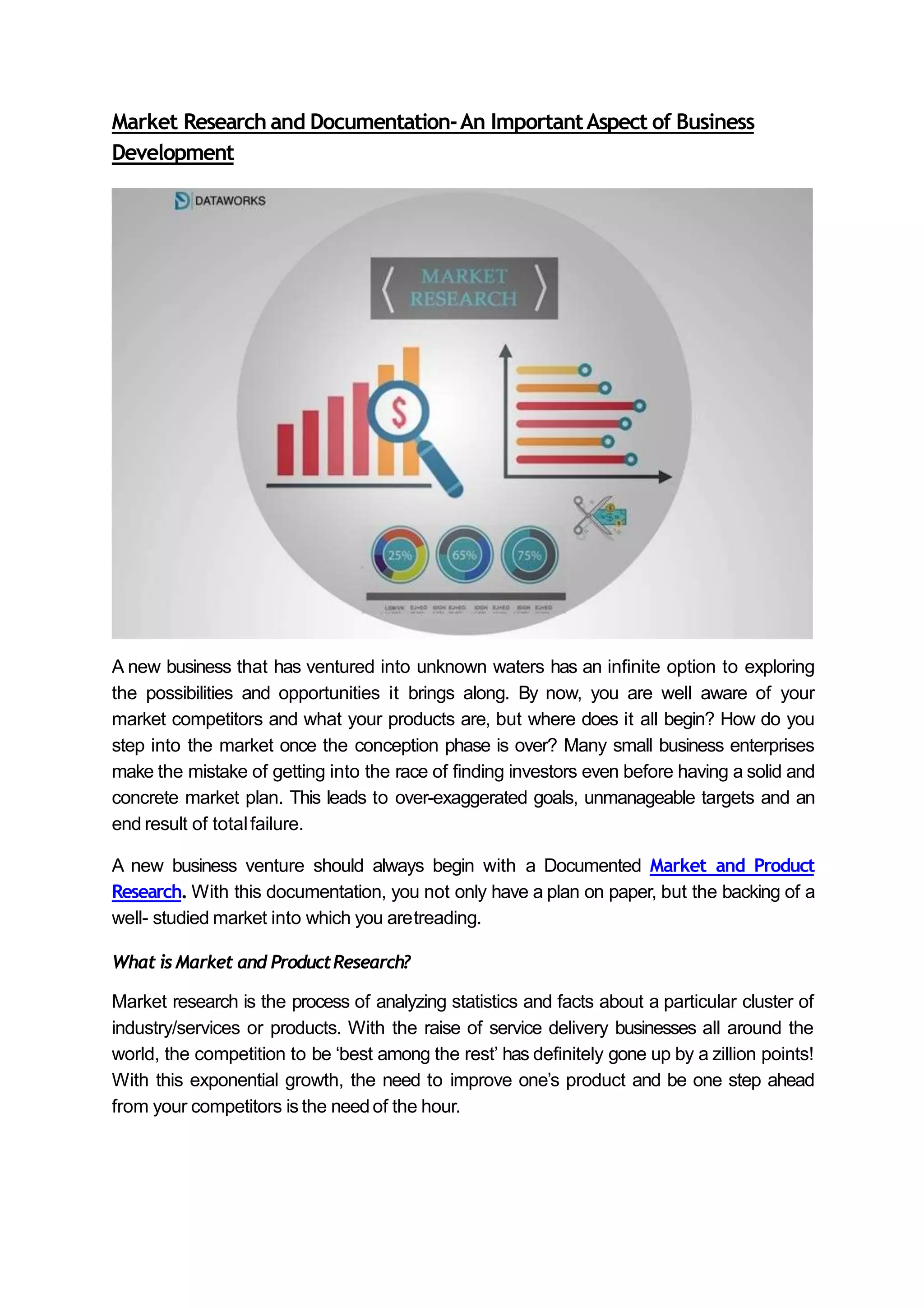 Market research and documentation | PPTX