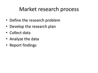 Market research and identifying customer needs | PPTX