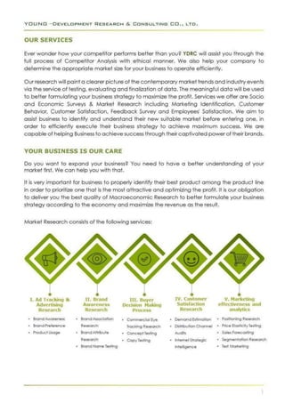 Market research brochure | PPTX