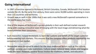 Using Market Research in Internationalization - McDonald's Case Study ...