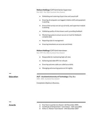 Market research cv full 13032019_v3 | PDF