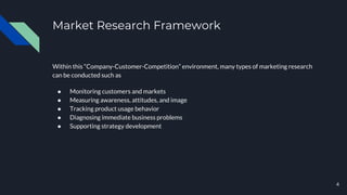 Market research design | PDF | Sales | Business