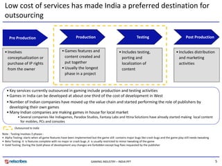 Market Research India - Gaming Industry in India 2009 | PDF