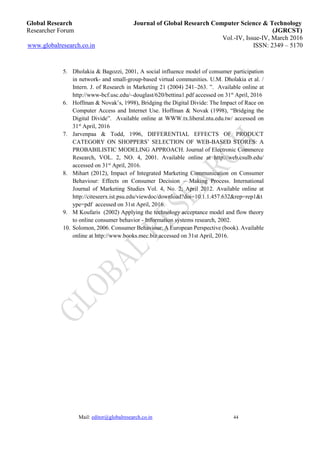 Consumer behavior towards smartphones - A market research paper by Vyshak Iyengar | PDF