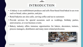 Market research on bakery restaurant by sandhya | PPTX