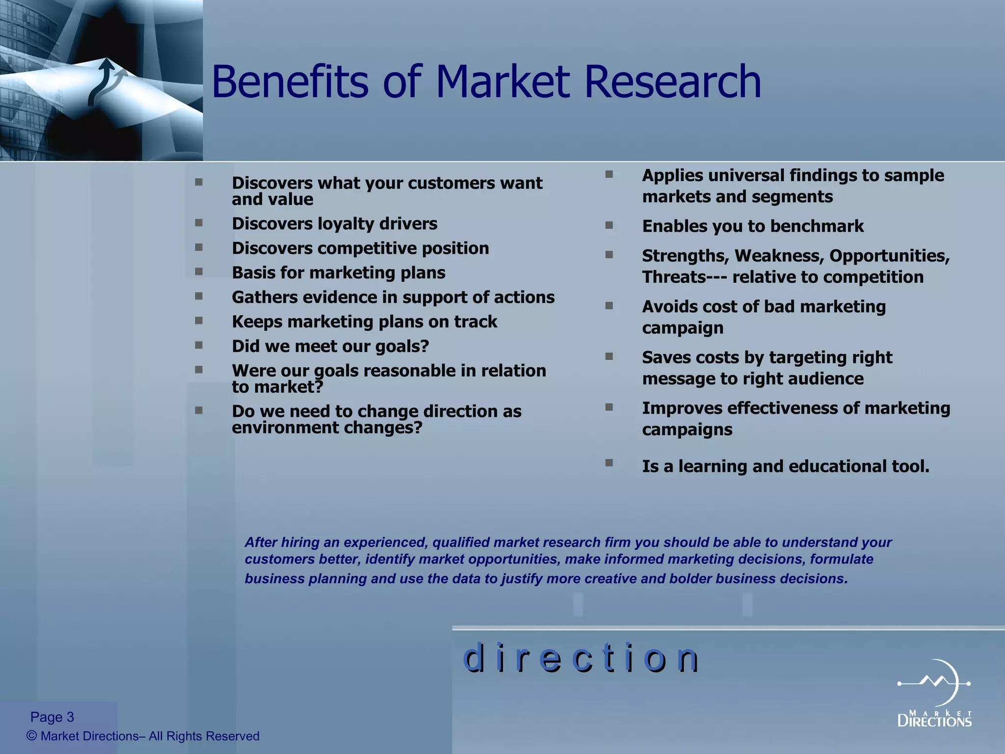 Market Research Presentation | PPT