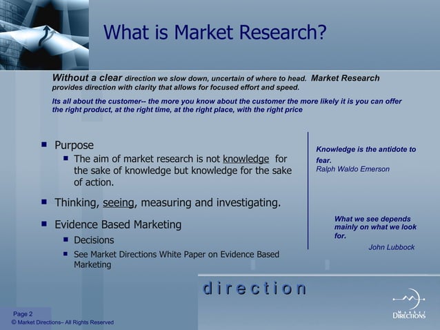 Market Research Presentation | PPT