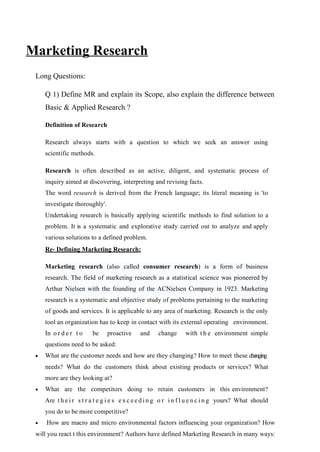 Market research question_bank | DOC