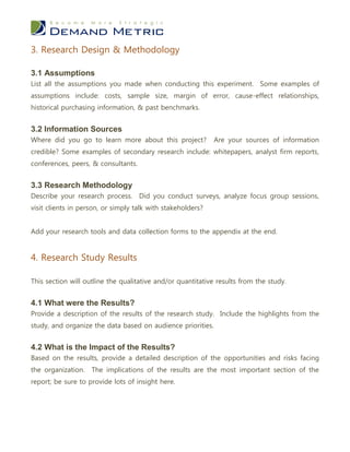 Market Research Report | PDF