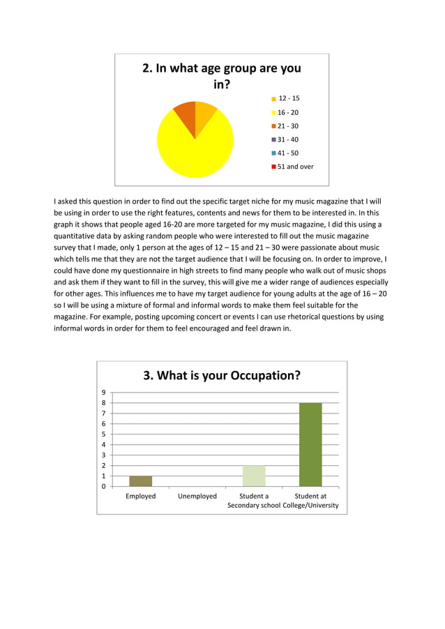 Audience Research Questionnaire Analysis | PDF
