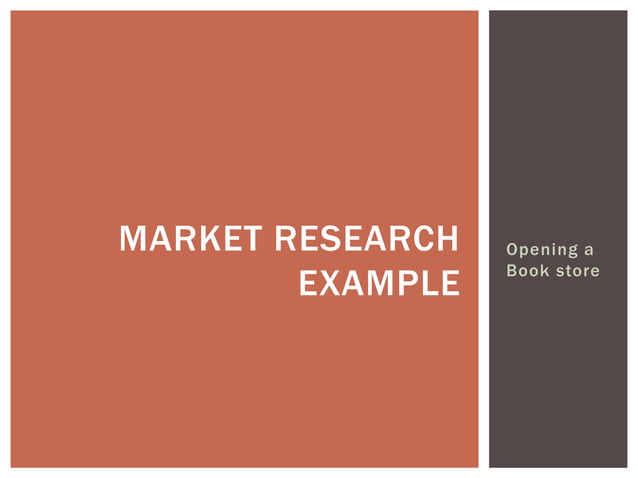 Market Research: The Basics | PPTX