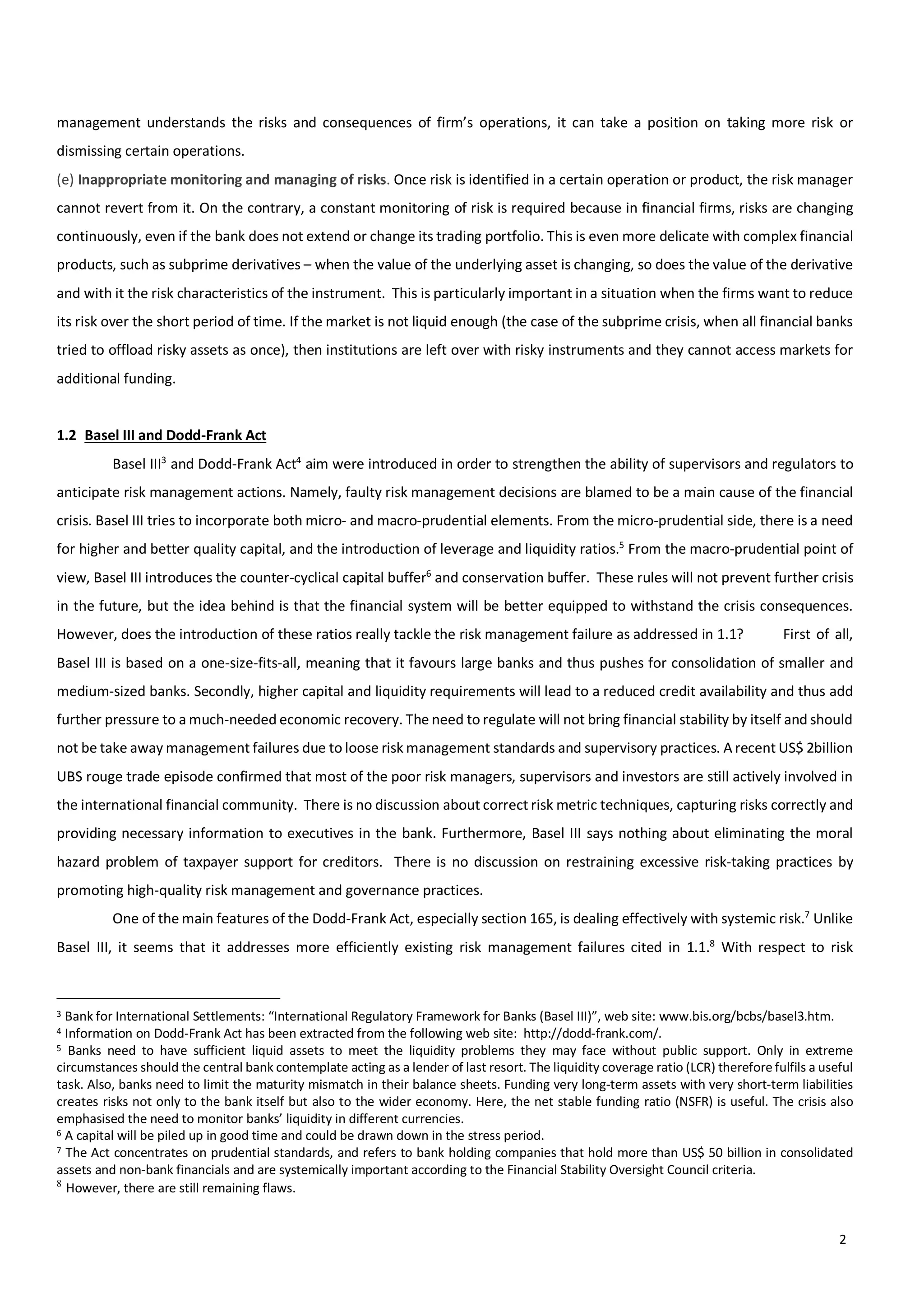 Market Risk Management | PDF