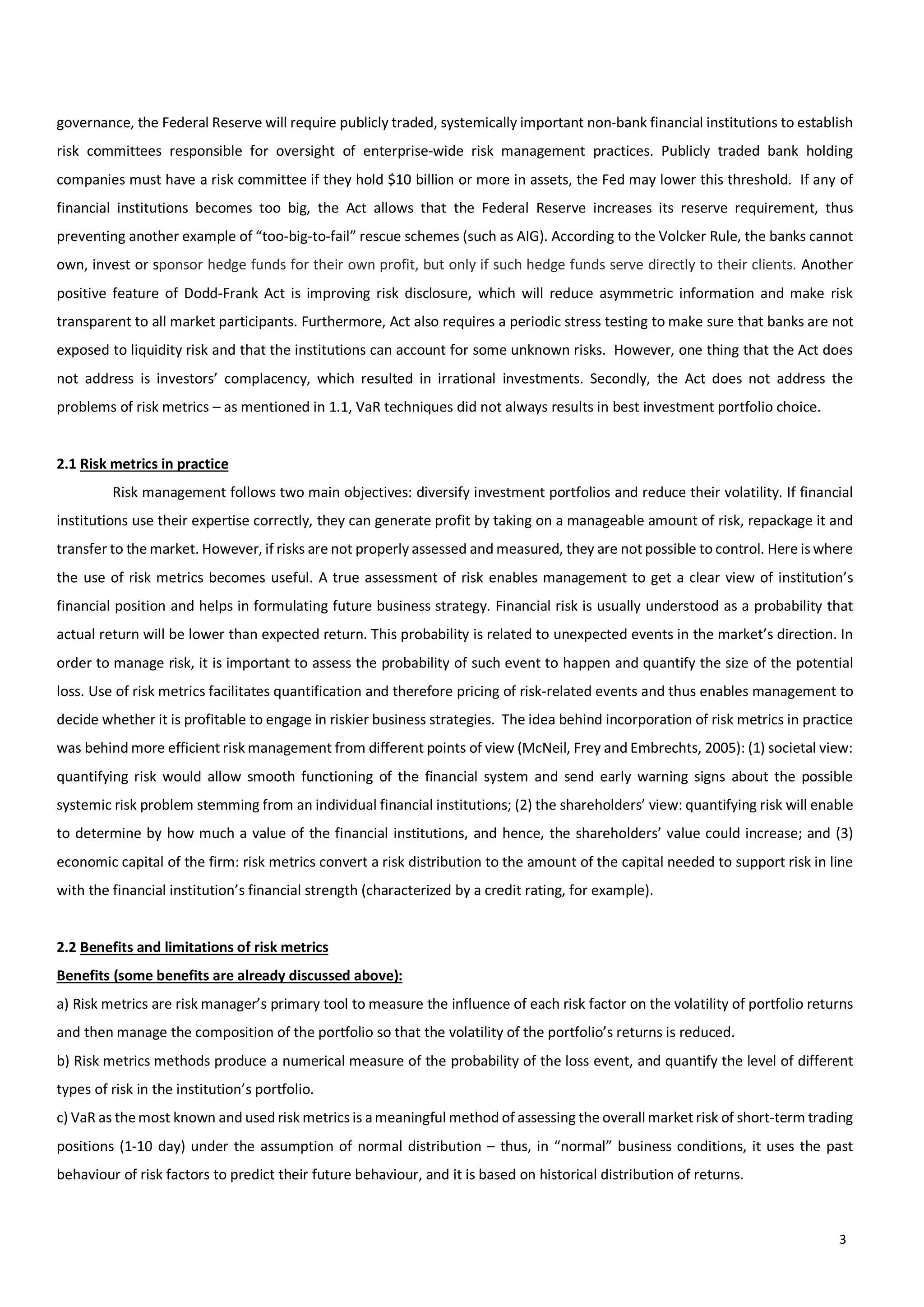 Market Risk Management | PDF
