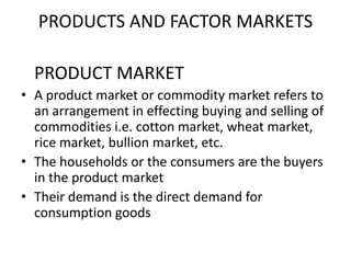 Markets | PPTX | Business | Business and Finance