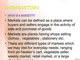 Markets around us | PPTX