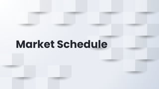 Market Schedule And Supply Curve Presentation | PPTX