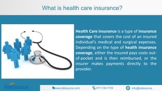 Market scope of US health insurance industry | PPTX