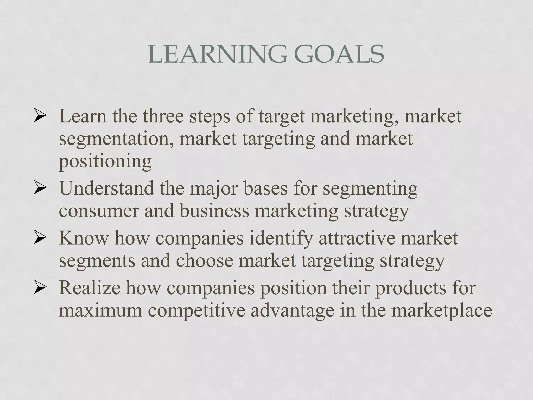 Segmentation, Targeting, and Positioning | PPTX