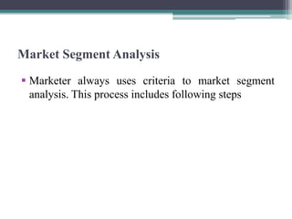 Market segment analysis | PPT