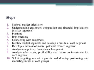 Market segment analysis | PPT