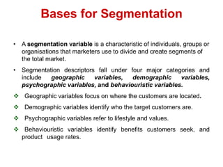Market segmentation | PPTX | Business | Business and Finance