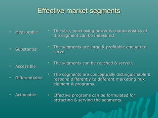 Market segmentation | PPT