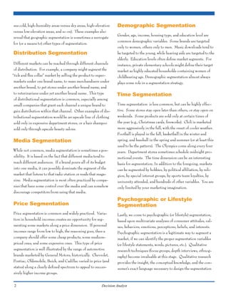 Market segmentation | PDF