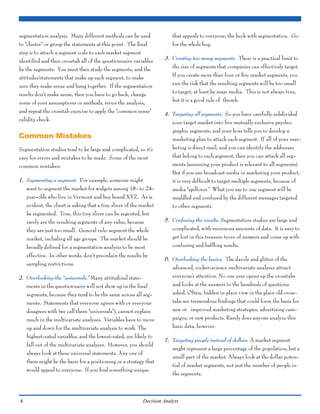 Market segmentation | PDF