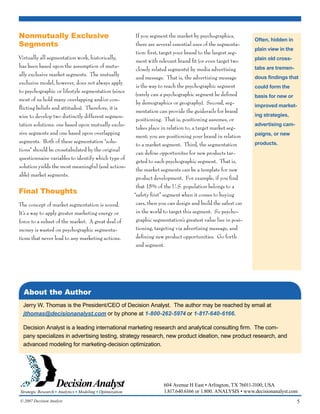 Market segmentation | PDF