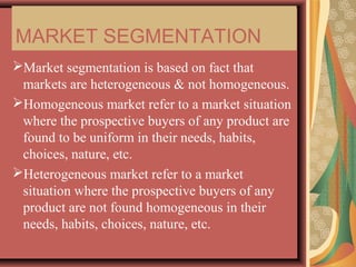 Market segmentation | PPT