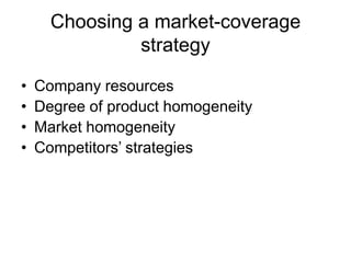 Market segmentation | PPT