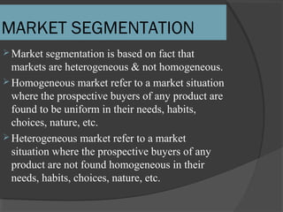 Market segmentation | PPT | Marketing and Advertising | Business