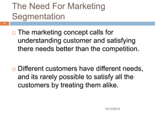 Market segmentation | PPTX