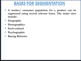Market Segmentation PPT | PPTX