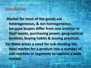 Market segmentation - Vishnu Pujari , S.V.S. College, Bantwal | PPTX ...