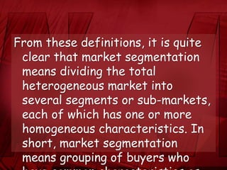 Market segmentation - Vishnu Pujari , S.V.S. College, Bantwal | PPTX ...