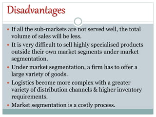 Market segmentation - Vishnu Pujari , S.V.S. College, Bantwal | PPTX