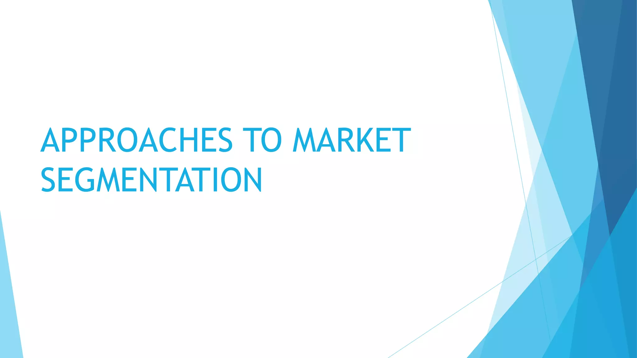 Market segmentation | PPT