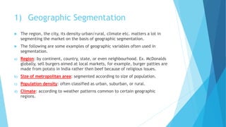 Market segmentation | PPT