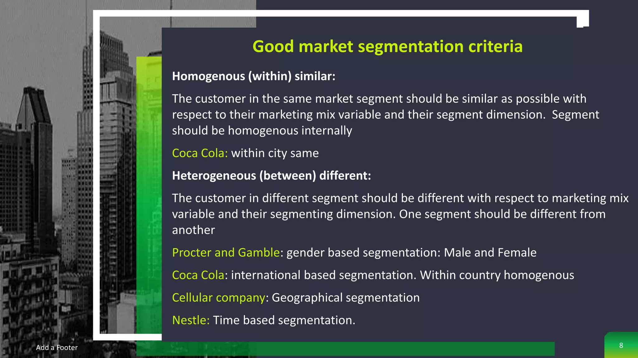 Market segmentation | PPTX