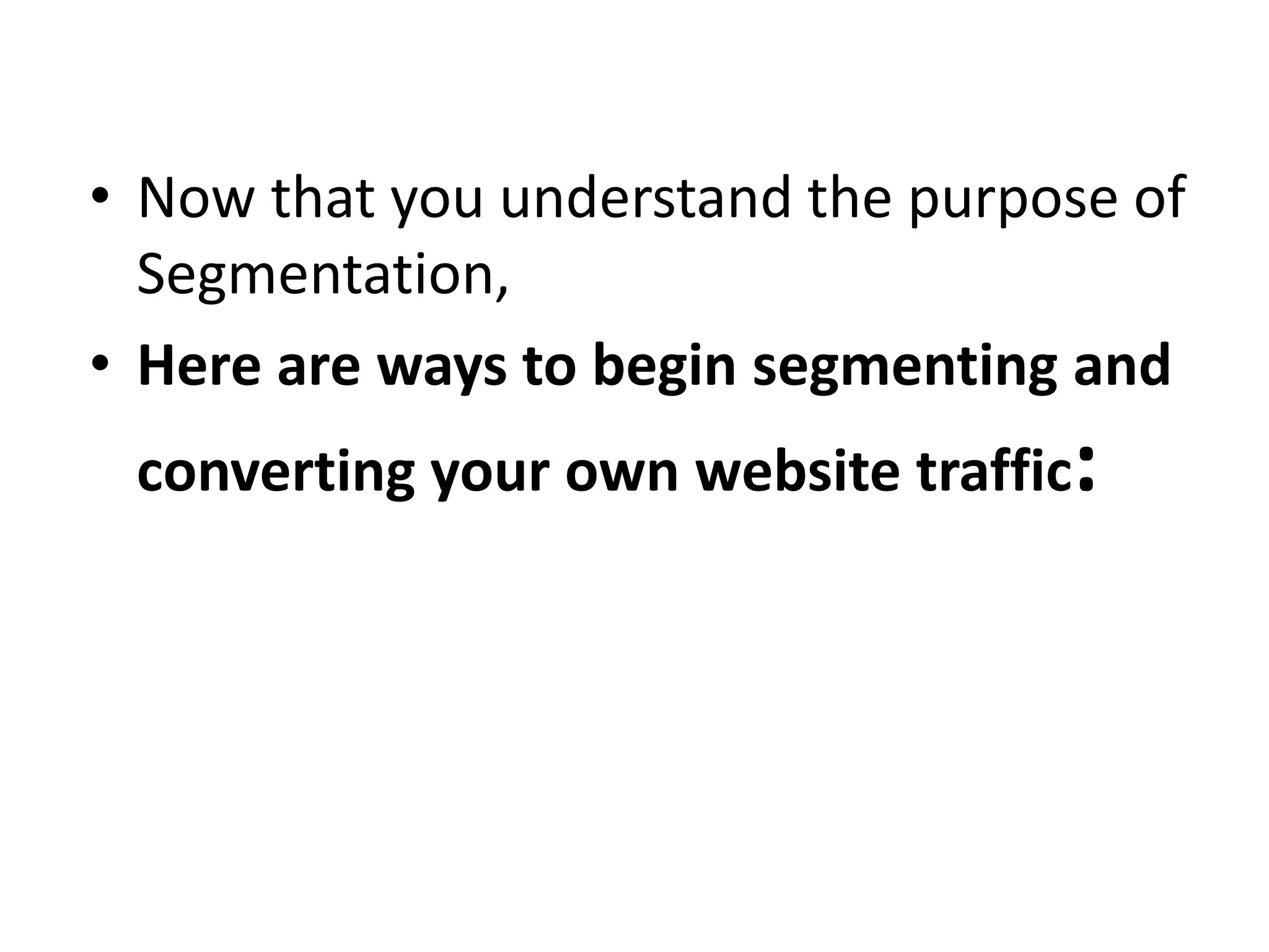 ppt on Market segmentation | PPTX