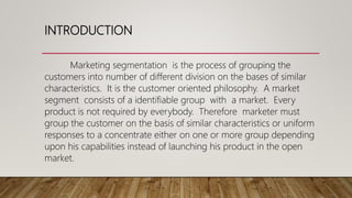 Market segmentation | PPT